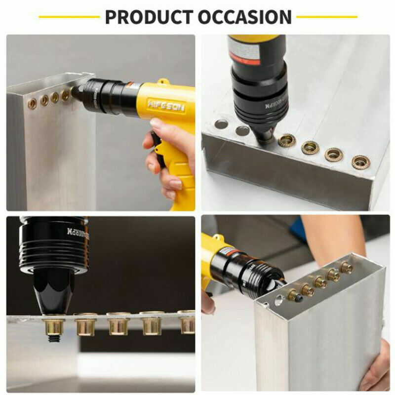 Pneumatic Air Rivet Nut Guns Rivnut Tool For M3 M4 M5 M6 M8 M10 M12 ...