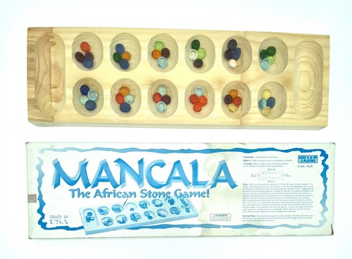 Mancala The African Stone Game Complete | eBay