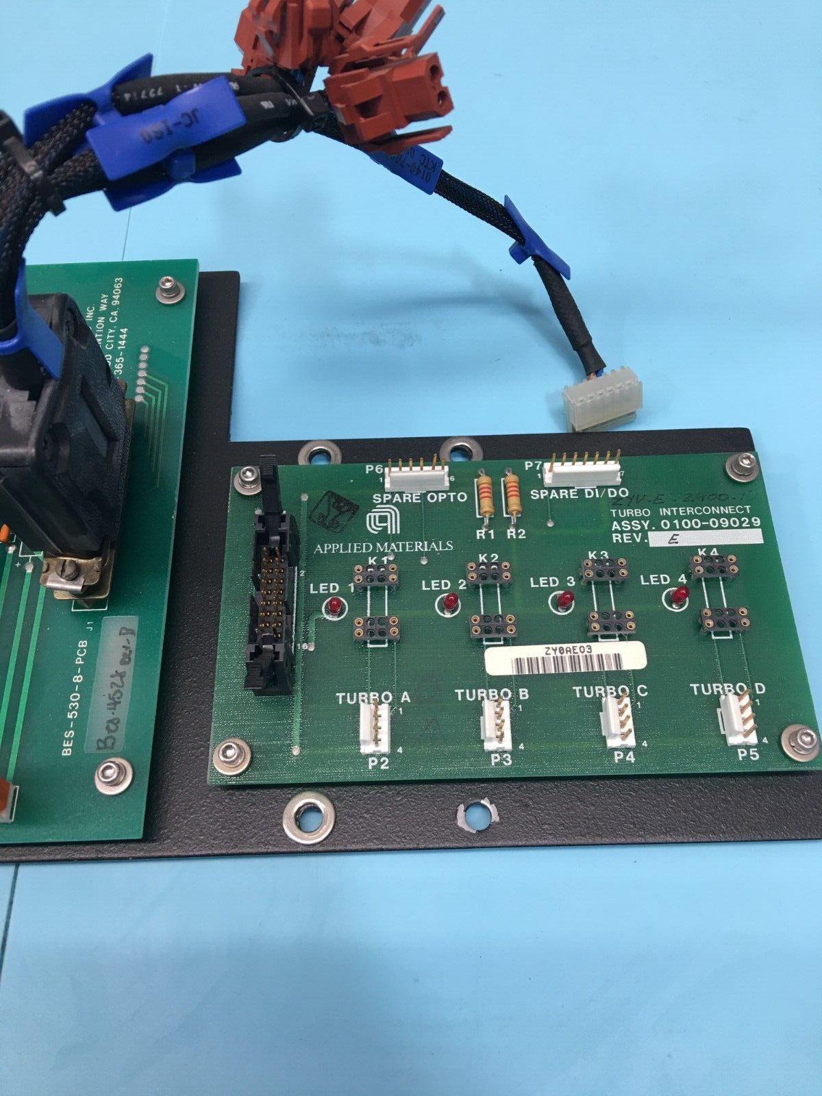 AMAT 0100-09029 Turbo Interconnect Board + Bay Pneumatic BES-530-8-PCB ...
