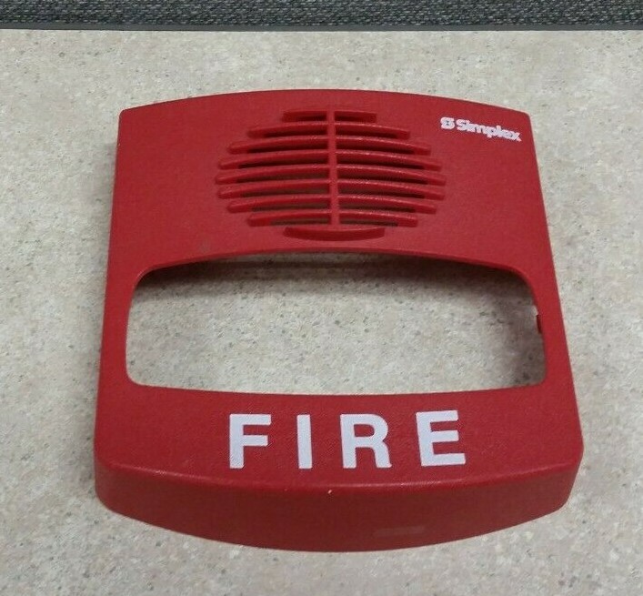 Lot Simplex 4905-9994 Red Faceplate for Fire Alarm Horn/Strobe (2) | eBay