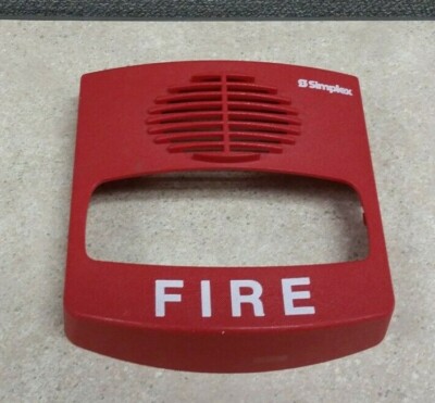 Lot Simplex 4905-9994 Red Faceplate for Fire Alarm Horn/Strobe (2) | eBay