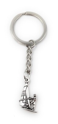 Keychain Sailor Sailboat Sailing Surfing Metal Pendant Charm | eBay