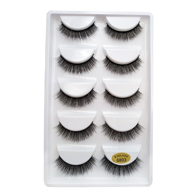 5 Pairs 15 mm Lash Sensational Mink Individual Lashes - Natural Looking ...