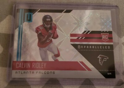 2018 Panini Unparalleled Calvin Ridley Galactic RC Case Hit Rookie SSP ...