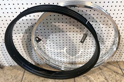 26" x 65mm Fat Beach Cruiser Bike Bicycle Hoop Rim 36 Hole Color Black ...