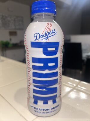 PRIME HYDRATION ENERGY DRINK L.A. DODGERS LIMITED EDITION BOTTLE BRAND ...