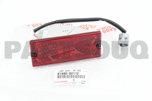 8148060110 Genuine Toyota LAMP ASSY RR FOG 81480-60110 | eBay