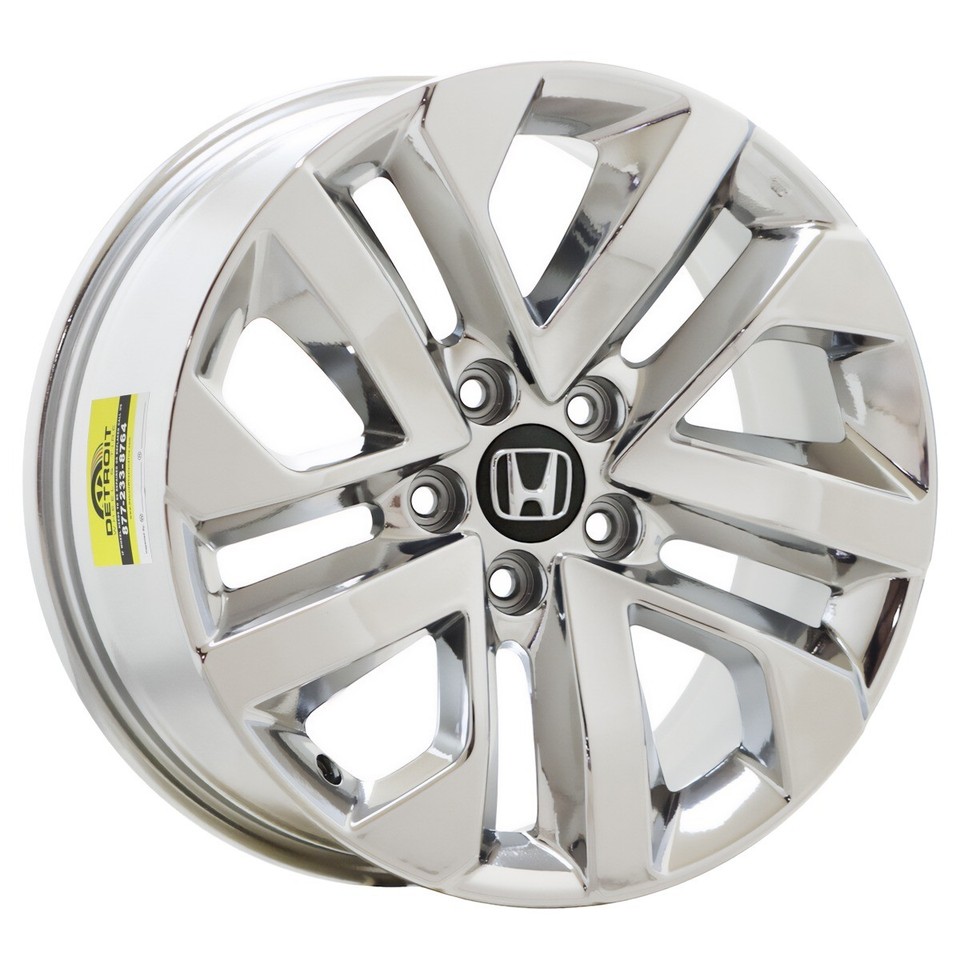 18" HONDA RIDGELINE PVD BRIGHT CHROME WHEELS-C RIMS FACTORY OEM ...