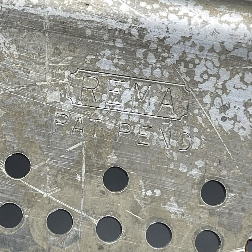 Vtg REMA Aluminum 13x9 Baking Pan Perforated Vented Holes Rectangle ...