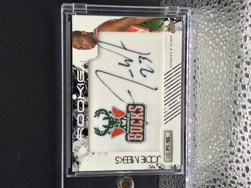 2009 Panini Rookies & Stars Jodie Meeks Rookie Bucks Patch Autograph ...