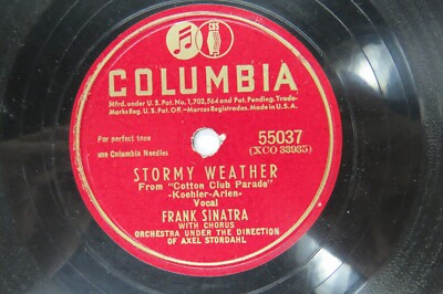 Frank Sinatra - COLUMBIA 55037 - Stormy Weather & Ol' Man River | eBay