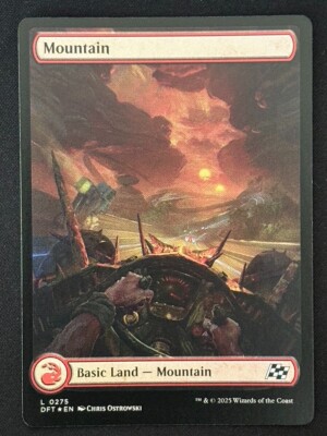 1x MTG Mountain (0275, Foil) - Aetherdrift (DFT) - Magic the Gathering ...