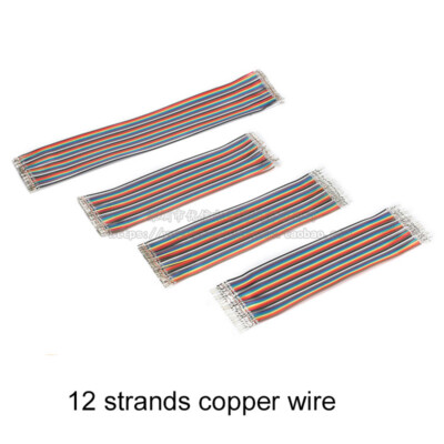 40P DuPont Jumper Wire Jump Breadboard Cable Copper Connecter 21cm F-F ...