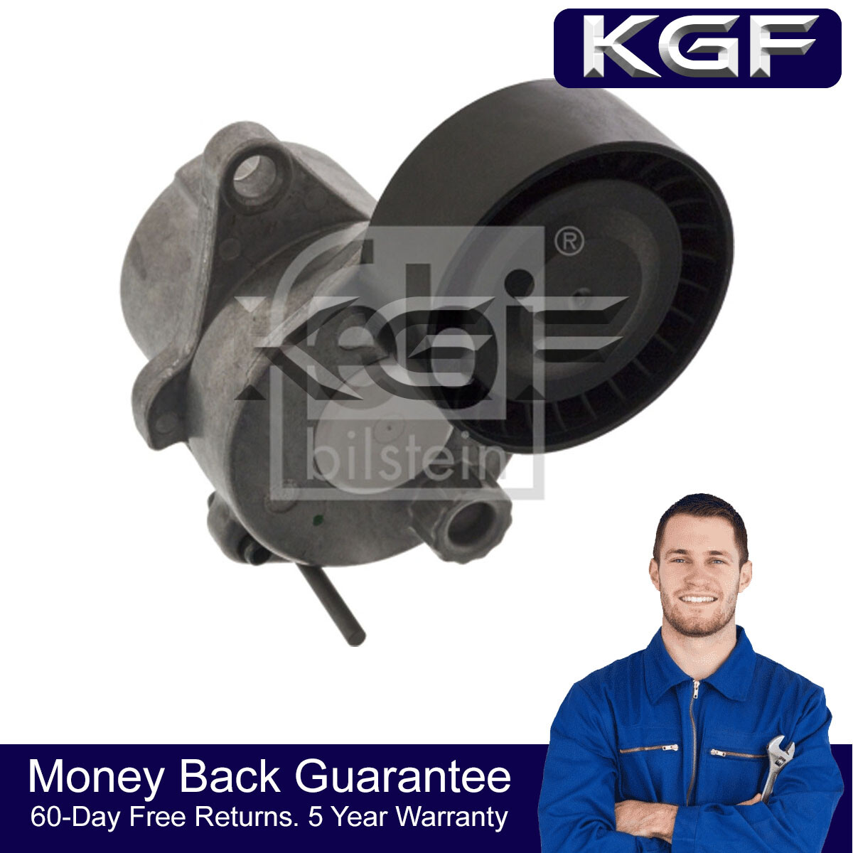 KGF Tensioner Pulley Fits Mercedes C-Class E-Class M-Class 2.1 CDi D ...