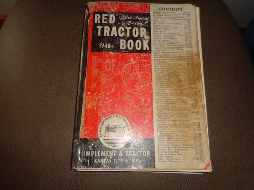 Red Tractor Book 1948 33rd Annual Edition | eBay