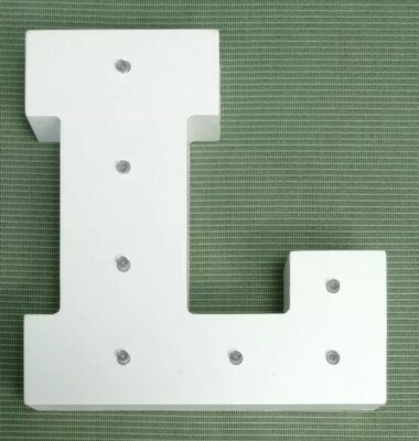 Letter L Block With Lights Battery-operated 6 In In Length | eBay