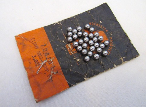 NOS 1938-79 Chevy Pontiac Olds Rochester All Pump Check Valve Ball GM ...