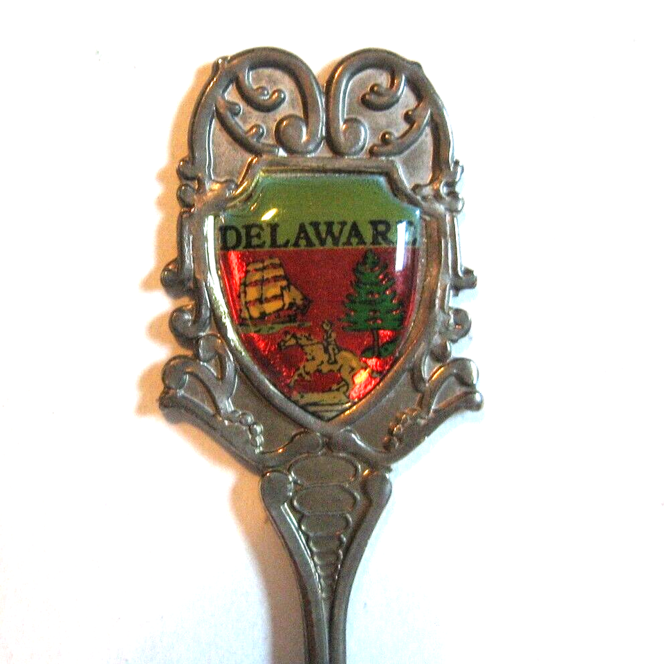 Delaware Collector Souvenir Spoon Boat Horse Pine Tree 4 1/4" | eBay