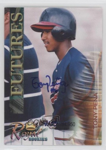 2000 Royal Rookies Futures Auto /4950 Tony Pena Jr #25 Rookie Auto RC ...