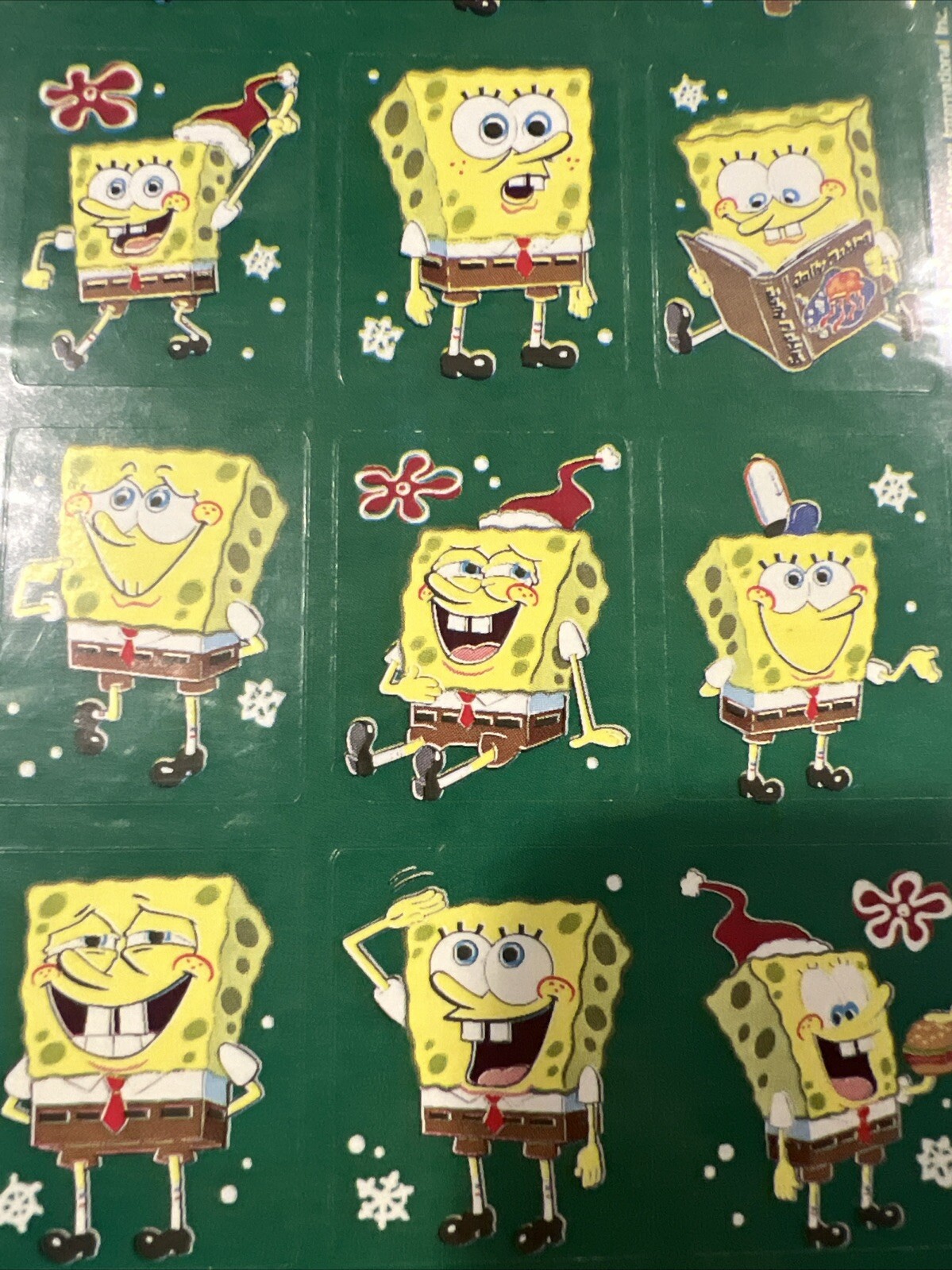 3 Packs Vntg American Greetings Spongebob Squarepants 105 Stickers Per ...