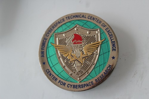 USAF Air Force Cyberspace Technical Center of Excellence Challenge Coin ...