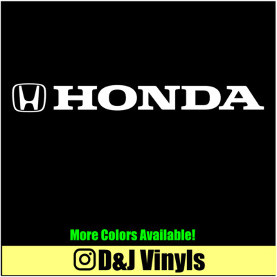 HONDA Windshield Banner Vinyl Decal Sticker 41x5 | eBay