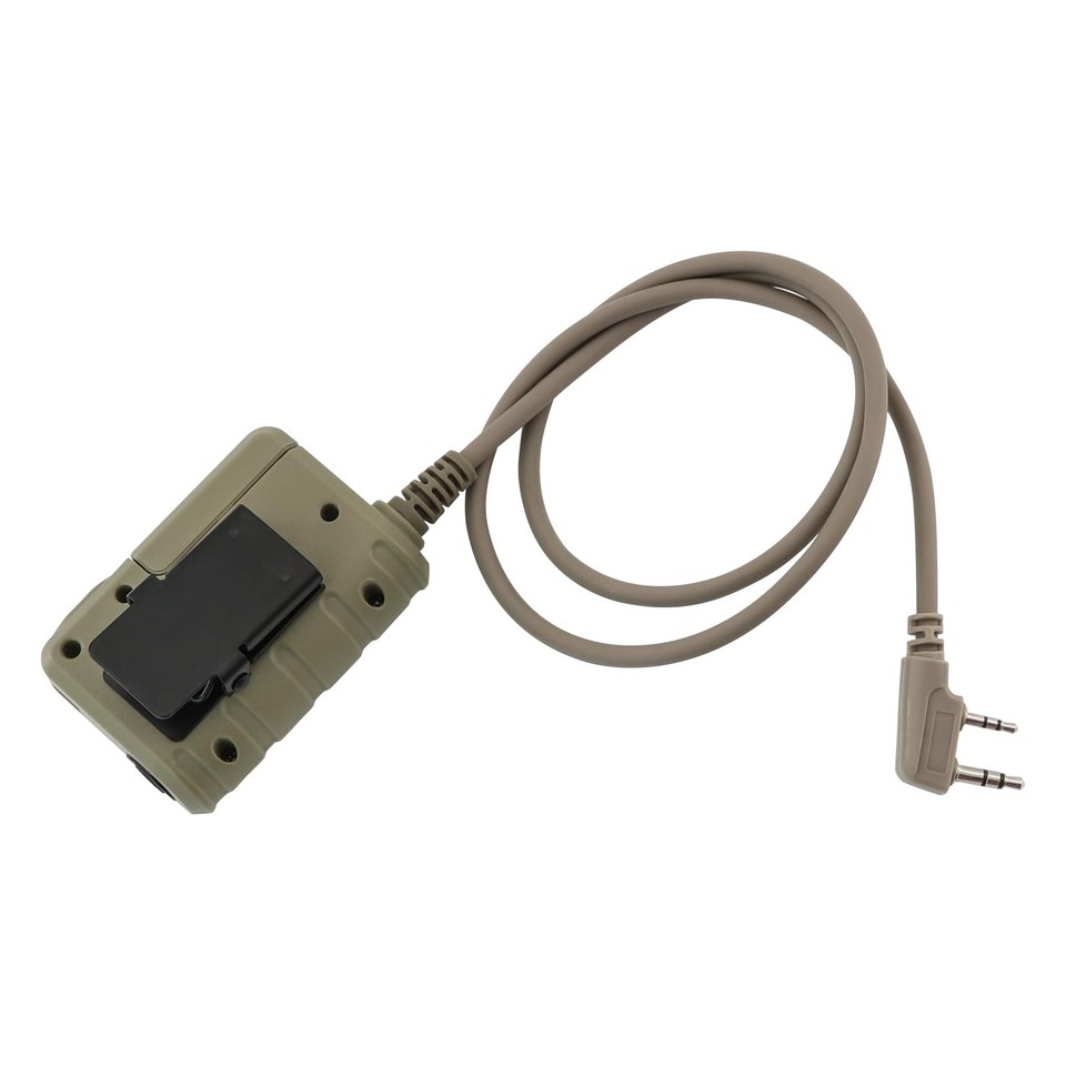 Tactical Headset Extension Cable PTT Adapter 7.0mm Plug with Bluetooth ...
