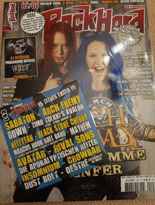 Rock Hard N°143 Arch Enemy, Sbaton, Winger, Mayhem, Triptykon + CD ...
