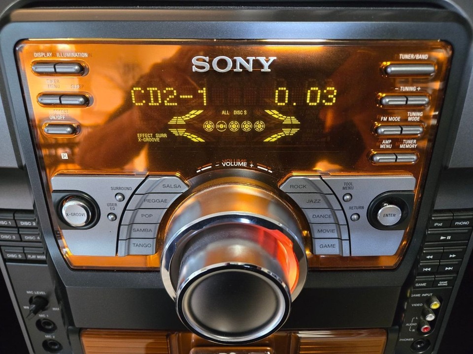 Sony LBT ZX66i Stereo Component System Hi-Fi MP3 5-CD Changer w/ 2 DSW ...