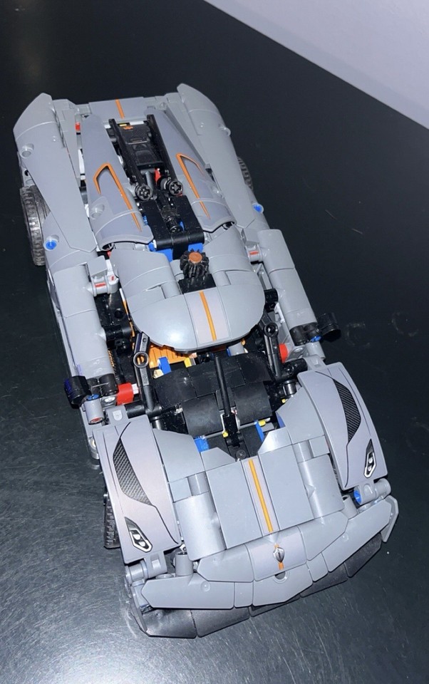 Lego Technic Koenigsegg Jesko Absolut Grey Hypercar, Sports Car ...