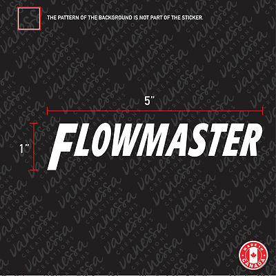 2X FLOWMASTER MUFFLERS sticker vinyl decal | eBay