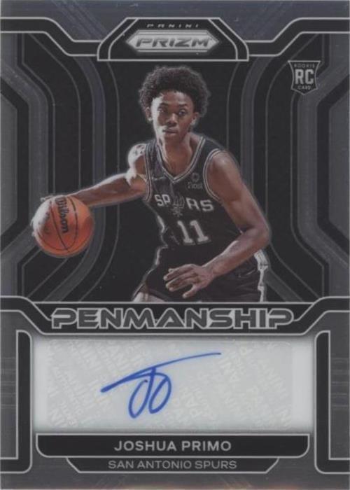 2021-22 Panini Prizm - Rookie Penmanship Joshua Primo #RP-JPR (AU, RC ...