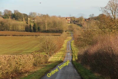 Photo 6x4 Castle Lane Boothby Graffoe View east along Castle Lane ...