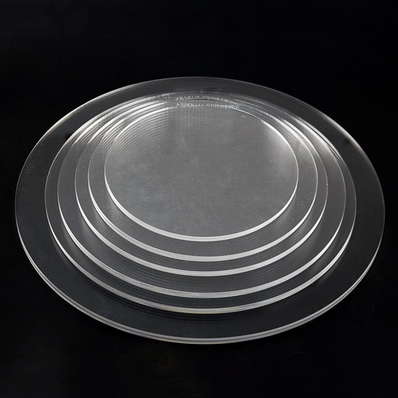 2pcs Cake Discs Stable Eco-friendly Clear Wedding Cake Boards Safe | eBay