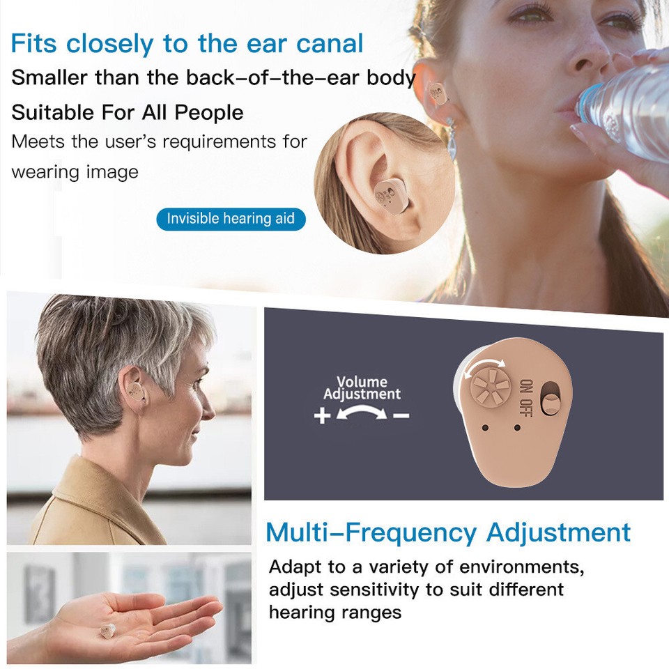 Hearing Aids Rechargeable Sound Amplifier Hearing Aid for the Deafness ...