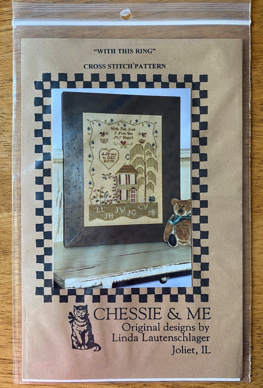 Chessie & Me WITH THIS RING Cross Stitch Pattern Chart | eBay