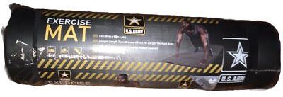 U.S. ARMY EXERCISE WORKOUT YOGA MAT 24” x 68” Official Licensed NEW | eBay