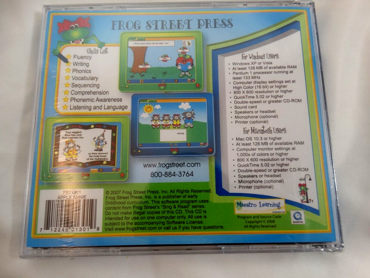 Apple Annie Frog Street Book First Alphabet (Letterland Little