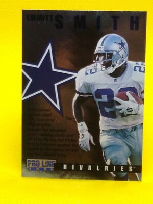 1996 Pro Line RIVALRIES #R6 Emmitt Smith Cowboys / Ricky Watters Eagles ...