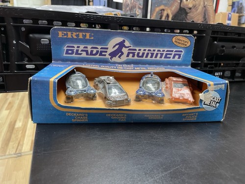 VINTAGE 1982 ERTL BLADE RUNNER DIE CAST METAL REPLICA SET OF 4 CARS ...