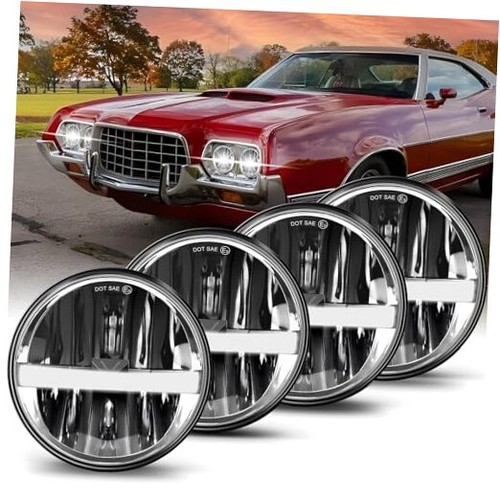 5 3/4 inch round led headlights 4pcs projector round 4pcs Classic ...