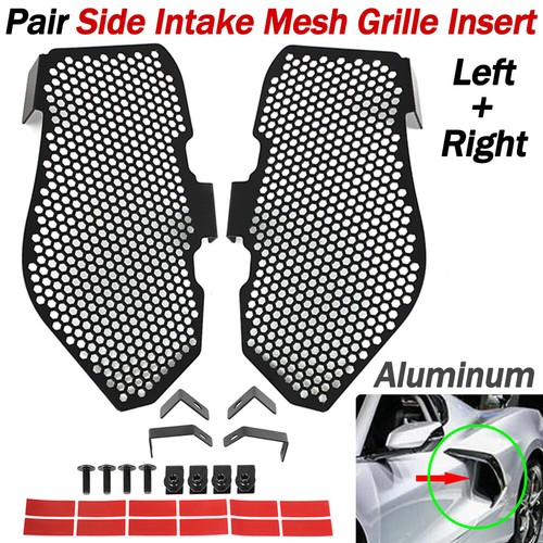 For 2020-2024 Chevy Corvette C8 Side Radiator Intake Grille Guards Mesh ...