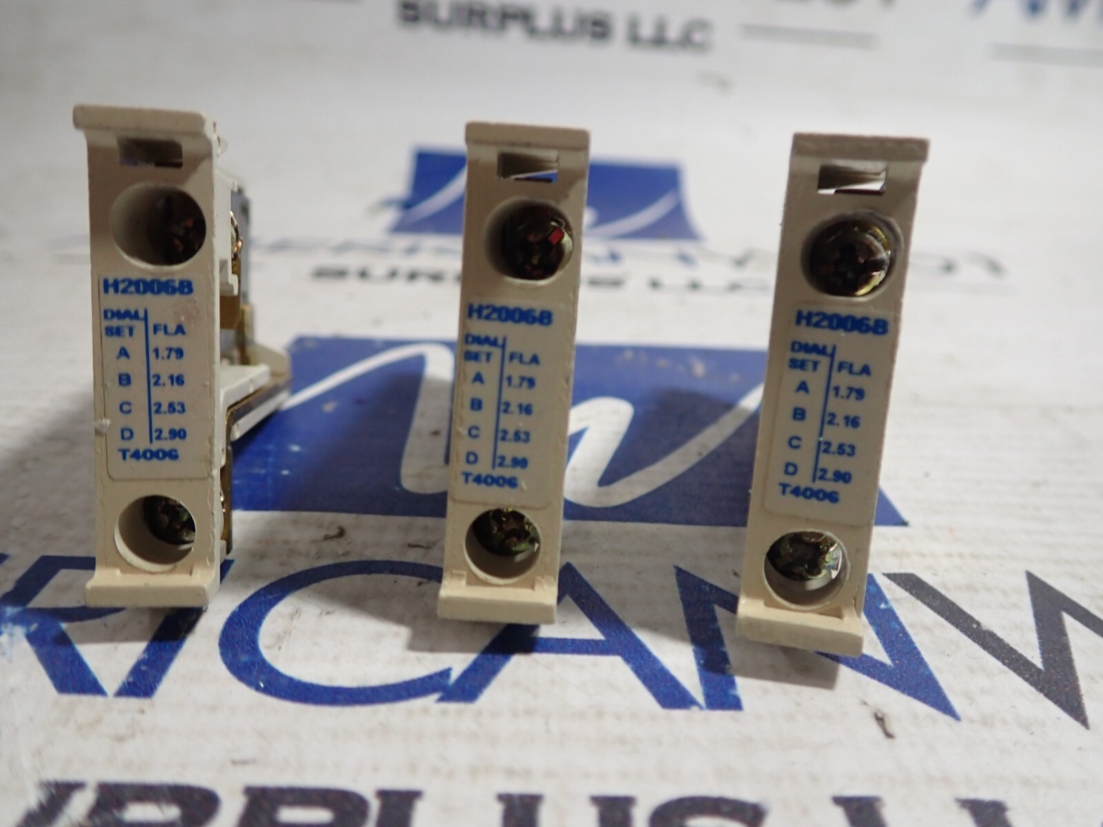 LOT OF 3 Eaton Heaters H2006B Thermal Overload Elements H2006 | eBay