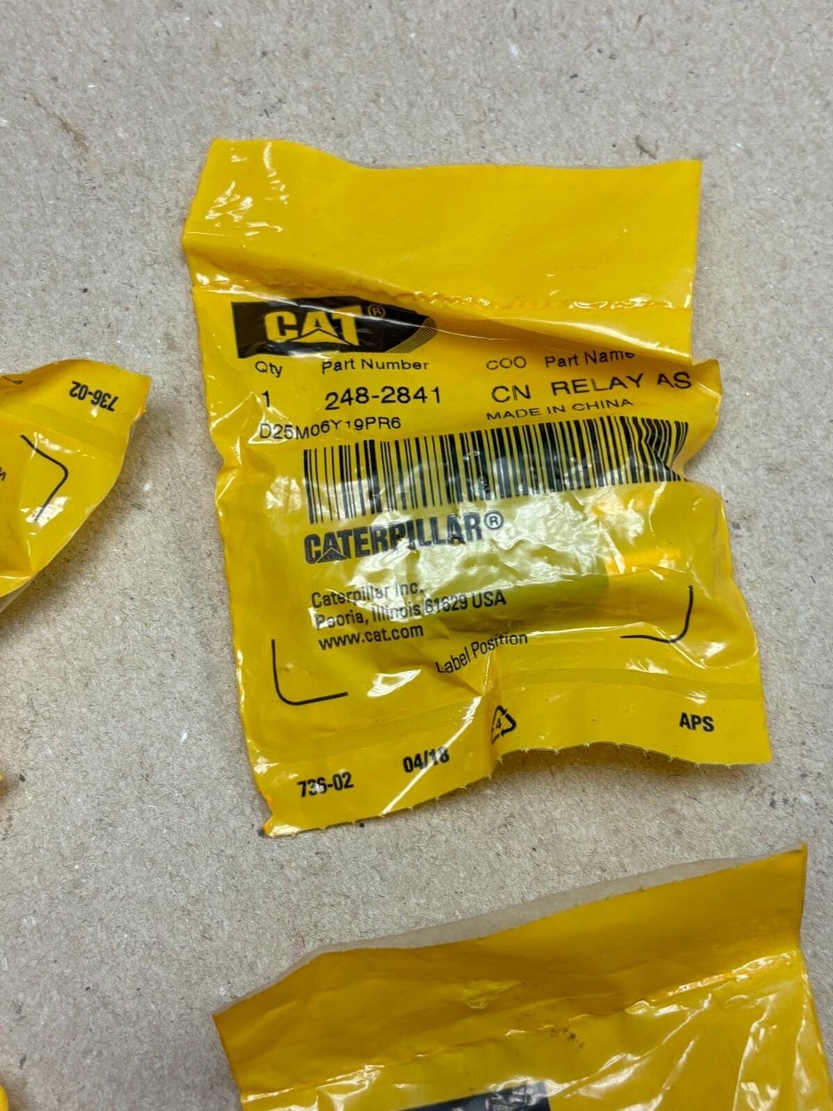 1PC CAT 248-2841 24VDC Power Relay 5Pins for sale online | eBay