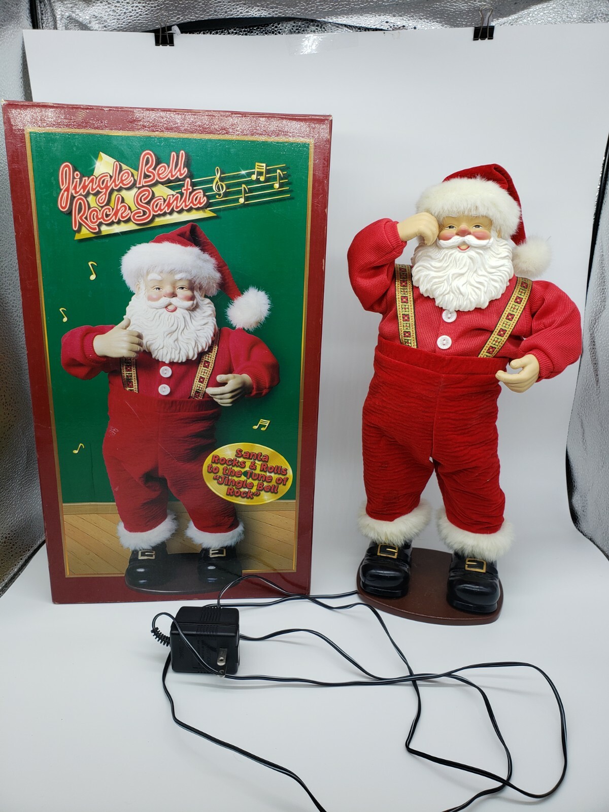 Rock Santa Collectibles Jingle Bell Rock Animated Santa Claus 1998 ...
