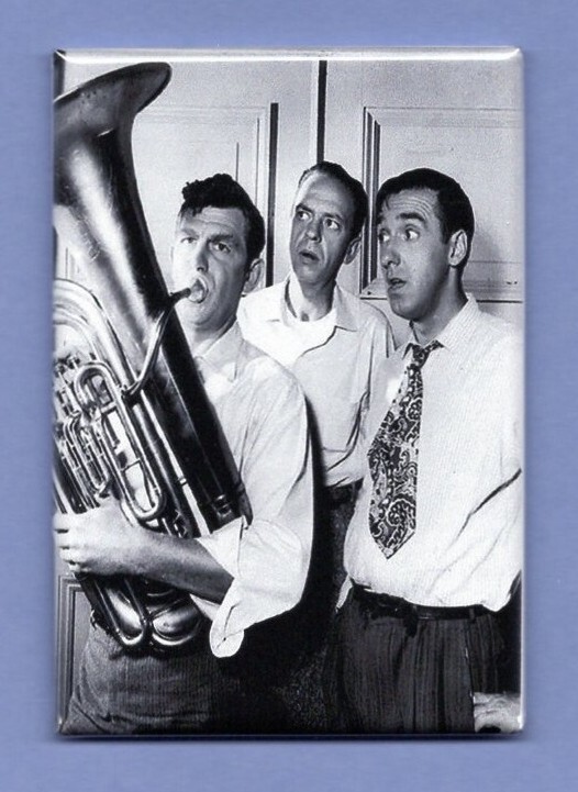 ANDY GRIFFITH TV SHOW *2X3 FRIDGE MAGNET* BARNEY FIFE AND SHERIFF ...