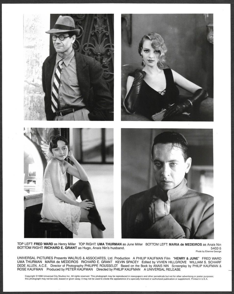 June Miller Uma Thurman HENRY & JUNE DVD (NEW / SEALED)