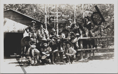 1948 GRESHAM WI, "Harmony" Silver Spur Ranch, On Island Lake, Toburen ...