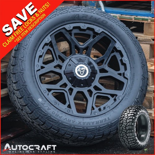 20" SAHARA ALLOY WHEELS - ALL / RUGGED TERRAIN TYRES Fits : FORD RANGER ...