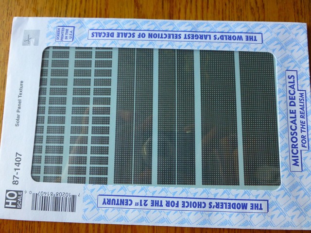 Microscale Decal HO #87-1407 Texture Overlay Decal -- Solar Panel ...